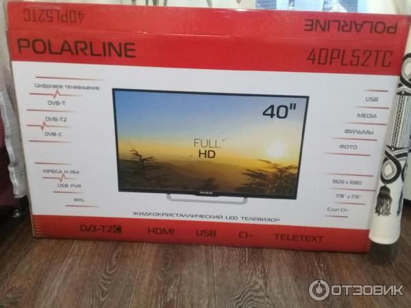 Отзыв о Телевизор Polarline 40PL52TC-SM | Хороший телевизор!