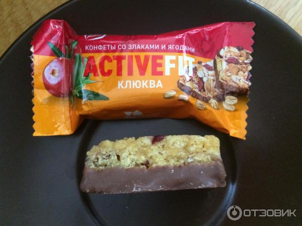 Отзыв о Конфеты со злаками и ягодами Клюква Konti ActiveFit | Вкусная ...