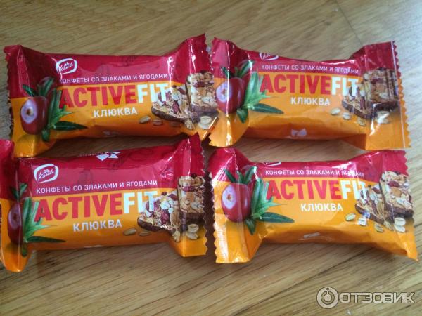 Отзыв о Конфеты со злаками и ягодами Клюква Konti ActiveFit | Вкусная ...