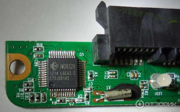 Отзыв о Контроллер JMicron JM20329 SATA-USB 2.0 | Стабильная работа и ...