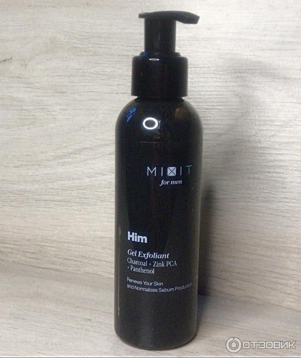 Отзыв о Глубоко очищающий гель-эксфолиант с углем Mixit Him Gel ...