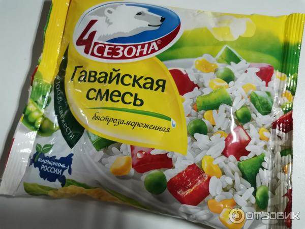Отзыв о Овощная смесь "4 Сезона" Гавайская смесь | Мой идеальный ужин с ...