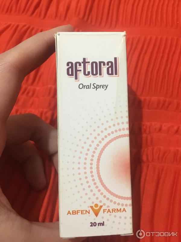 Отзыв о Спрей для ротовой полости Abfen Farma Aftoral | Для лечения ...