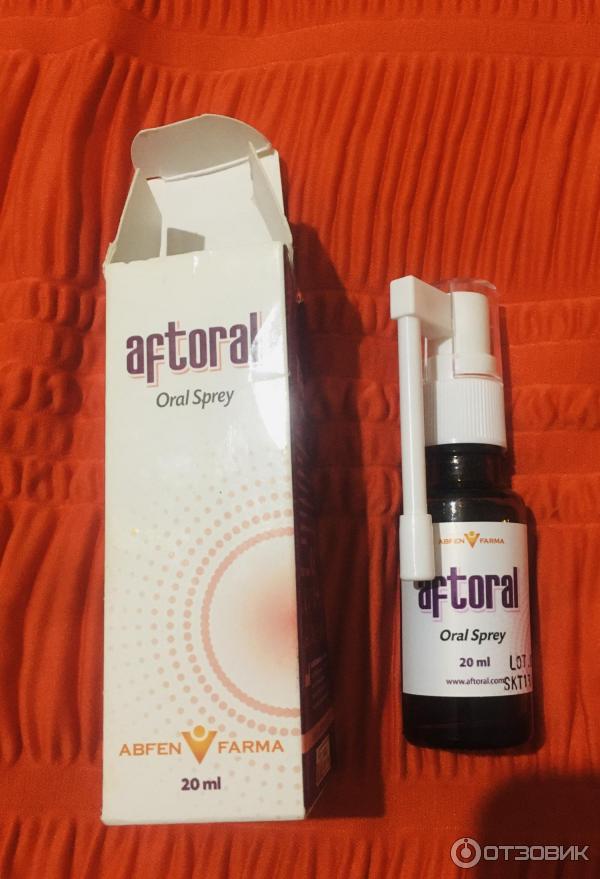 Отзыв о Спрей для ротовой полости Abfen Farma Aftoral | Для лечения ...