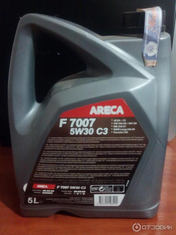 Отзыв о Моторное масло Areca F7007 5w-30 | Очень классное и ...