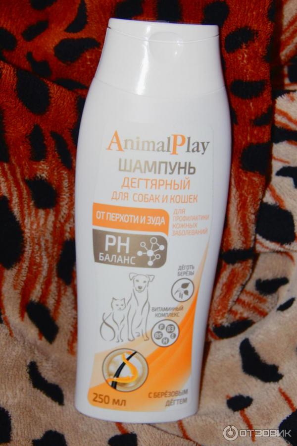 Отзыв о Шампунь дегтярный для собак и кошек Animal Play | Дегтярный ...