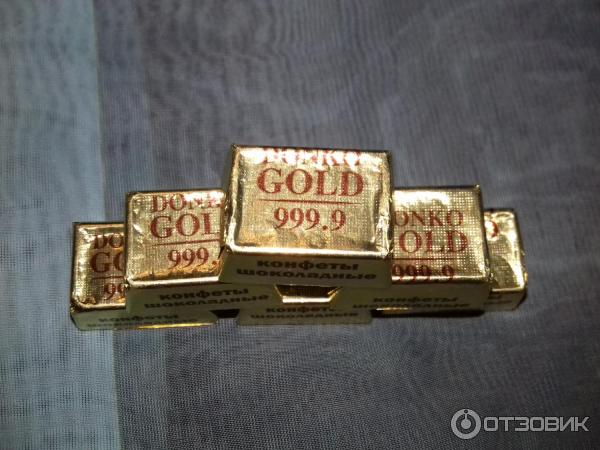 Отзыв о Шоколадные конфеты ДонКо "DonKo Gold 999,9" | Шикарные конфетки