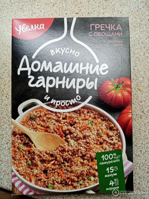 Отзыв о Гречка с овощами Увелка "Домашние гарниры" | Гречка с грибами ...