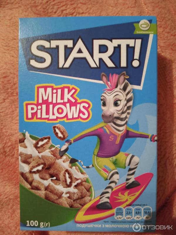 Отзыв о Подушечки с молочной начинкой Start Pillows | Вкусные подушечки