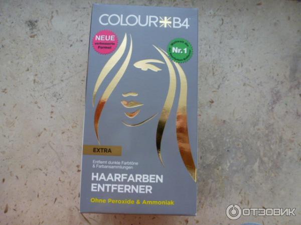 Отзыв о Эмульсия для удаления краски с волос Colour B4 | в разведку ...