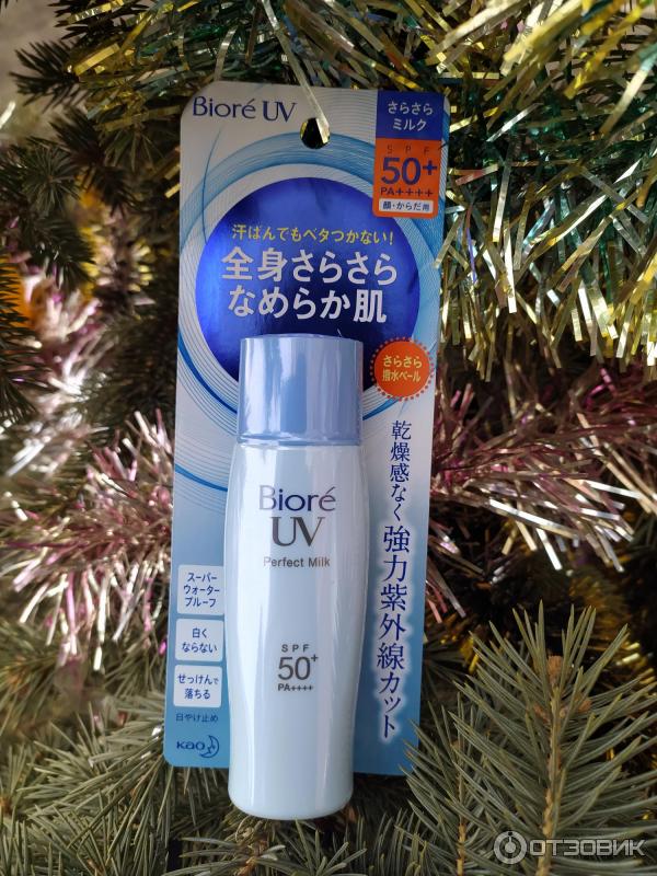 Отзыв о Солнцезащитная эмульсия Biore UV "Гладкость кожи" SPF50 | Он из ...