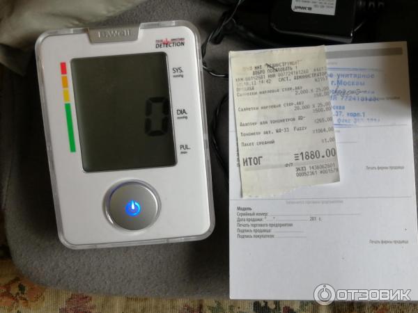 Отзыв о Тонометр B.Well WA-33 | Удобство использования, долговечность ...