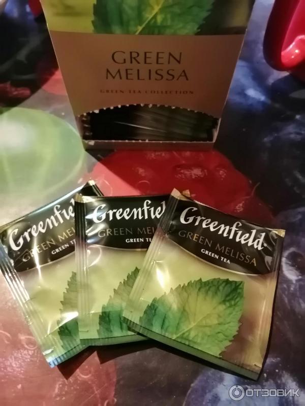 Отзыв о Чай зеленый с мелиссой "Greenfield" Green Melissa | Вкусный ...
