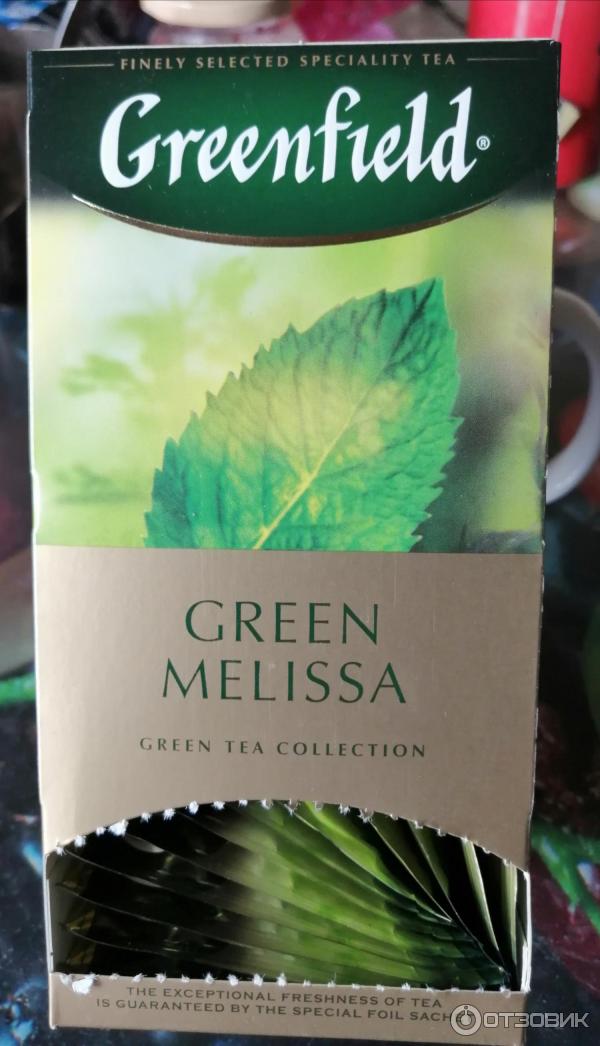 Отзыв о Чай зеленый с мелиссой "Greenfield" Green Melissa | Вкусный ...