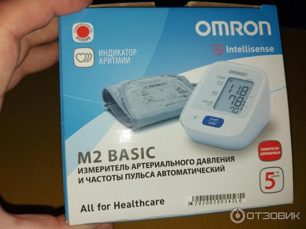 Отзыв о Тонометр Omron M2 Basic | Ровное давление и спокойный пульс, у ...