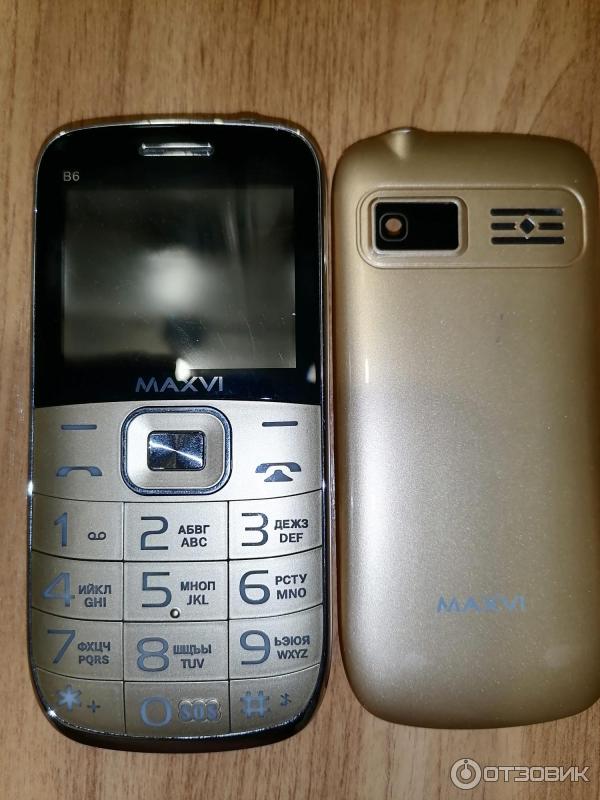 Отзыв о Сотовый телефон Maxvi B6 | MAXVI B6 даже совмесимую акб нашел