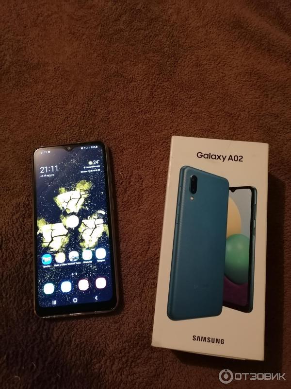Отзыв о Смартфон Samsung Galaxy A02 2/32Gb | Очень много тормозов