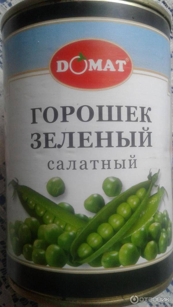 Отзыв о Консервированный зеленый горошек Domat Вот точно он не для
