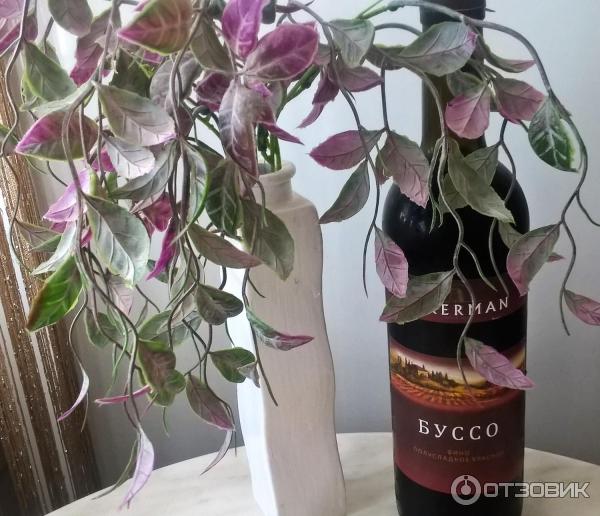 Отзыв о Вино красное полусладкое Inkerman Буссо | Хорошее легкое вино.