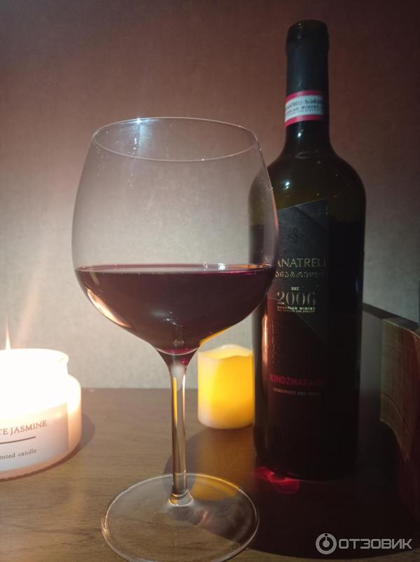 Отзыв о Вино красное полусладкое Santeli "Киндзмараули" | Отличное ...
