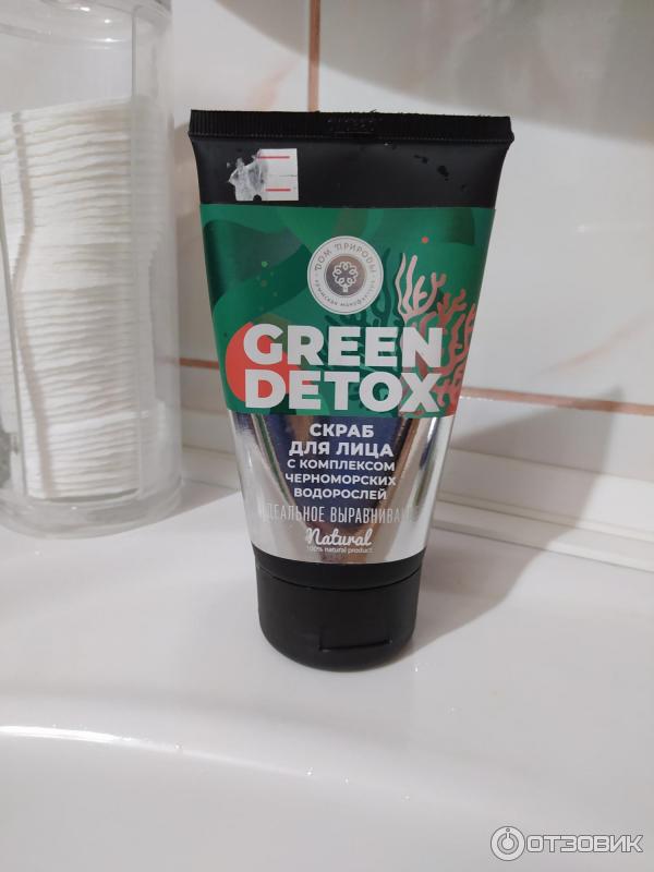 Отзыв о Скраб для лица Мануфактура дом природы Green Detox с комплексом ...