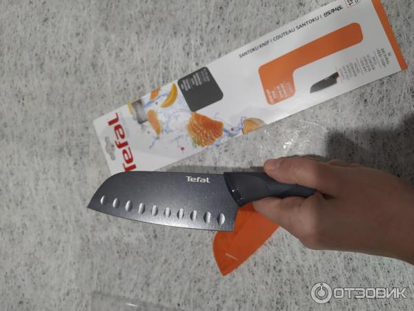 Отзыв о Нож Tefal | Теперь мой любимый нож на кухне )