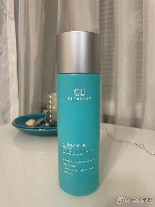 Отзыв о Успокаивающий тонер CU SKIN CLEAN-UP Ph Balancing Toner ...