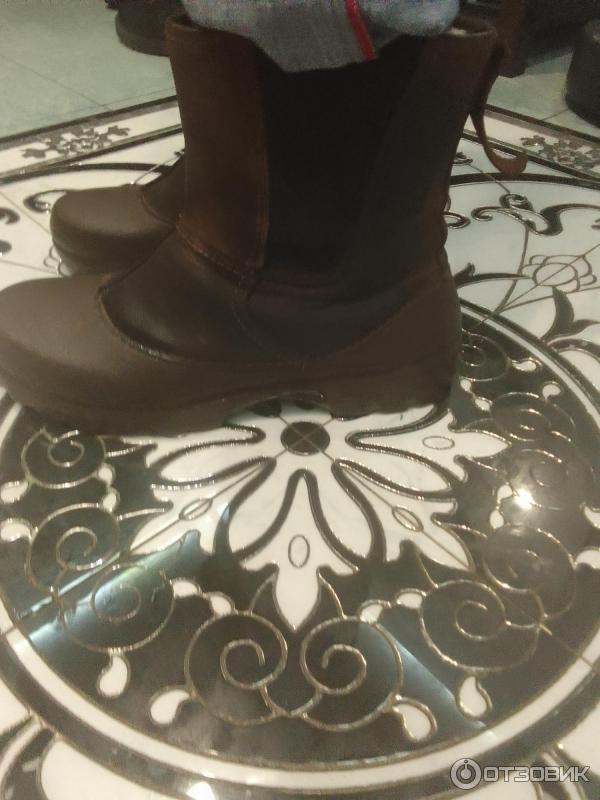 Отзыв о Полусапоги мужские Crocs | Для сочинской зимы.