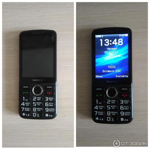 Отзыв о Мобильный телефон Texet TM-308 | Хороший телефон для людей "золотого" возраста