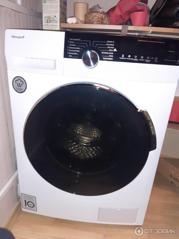 Отзыв о Стиральная машина Weissgauff WM 4947 DC Inverter Steam | Тихая ...
